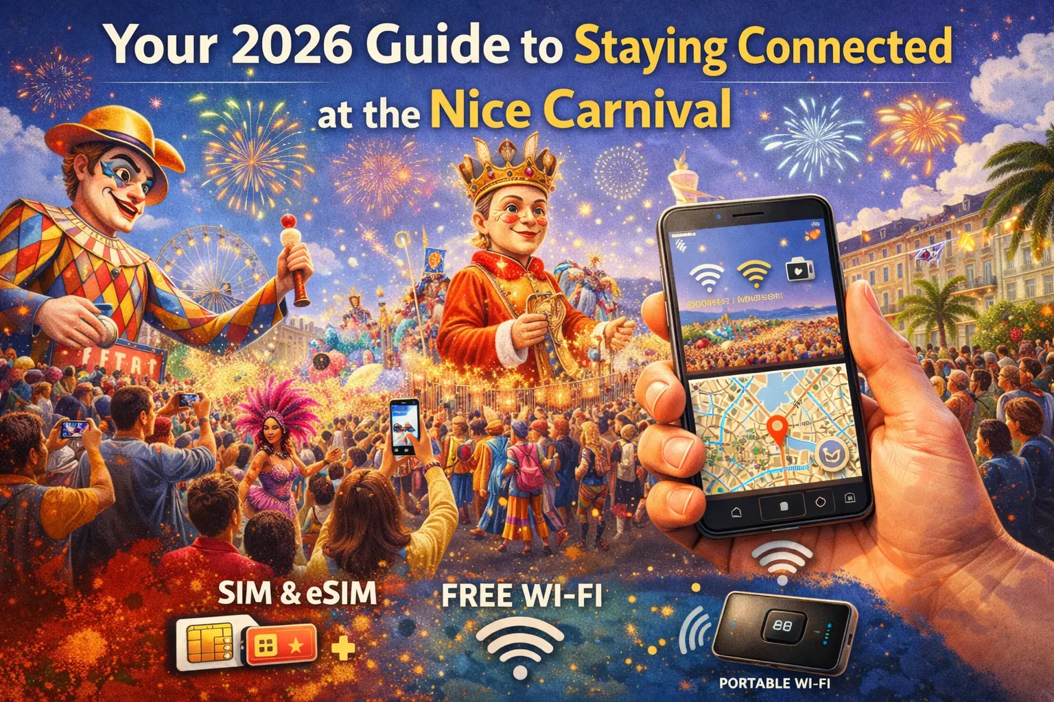 eSIM for Nice Carnival 2026: Your Guide to Staying Connected